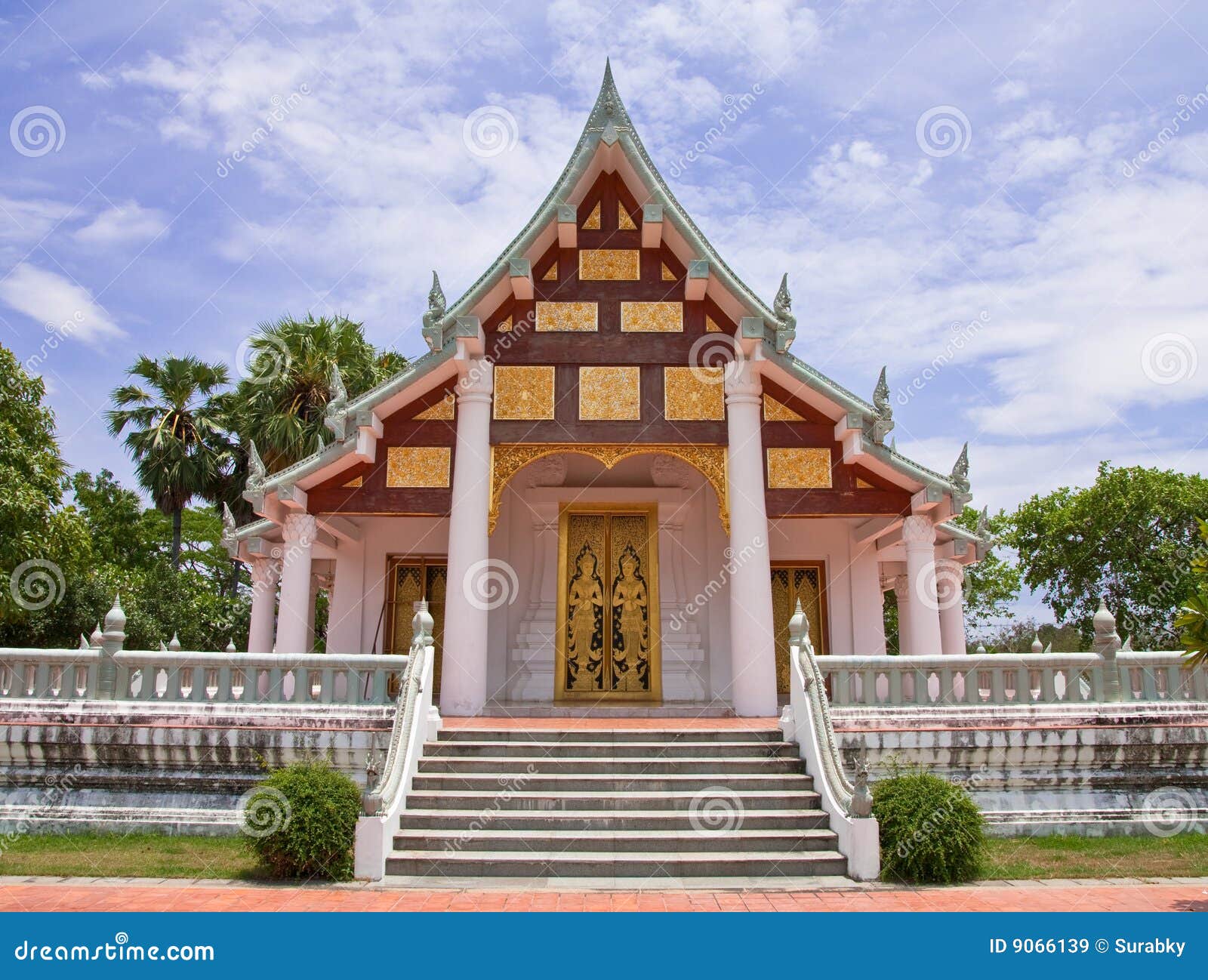 Thai style architecture stock image. Image of architecture - 9066139