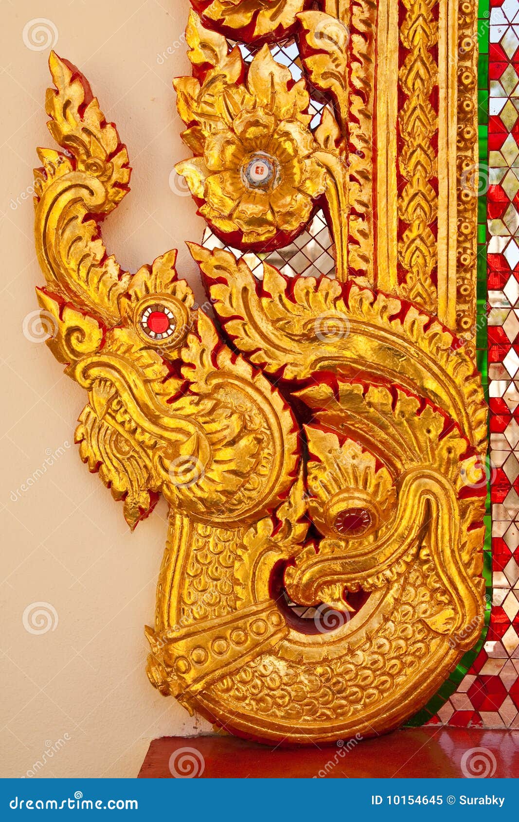 Thai style art pattern stock image. Image of design, casting - 10154645