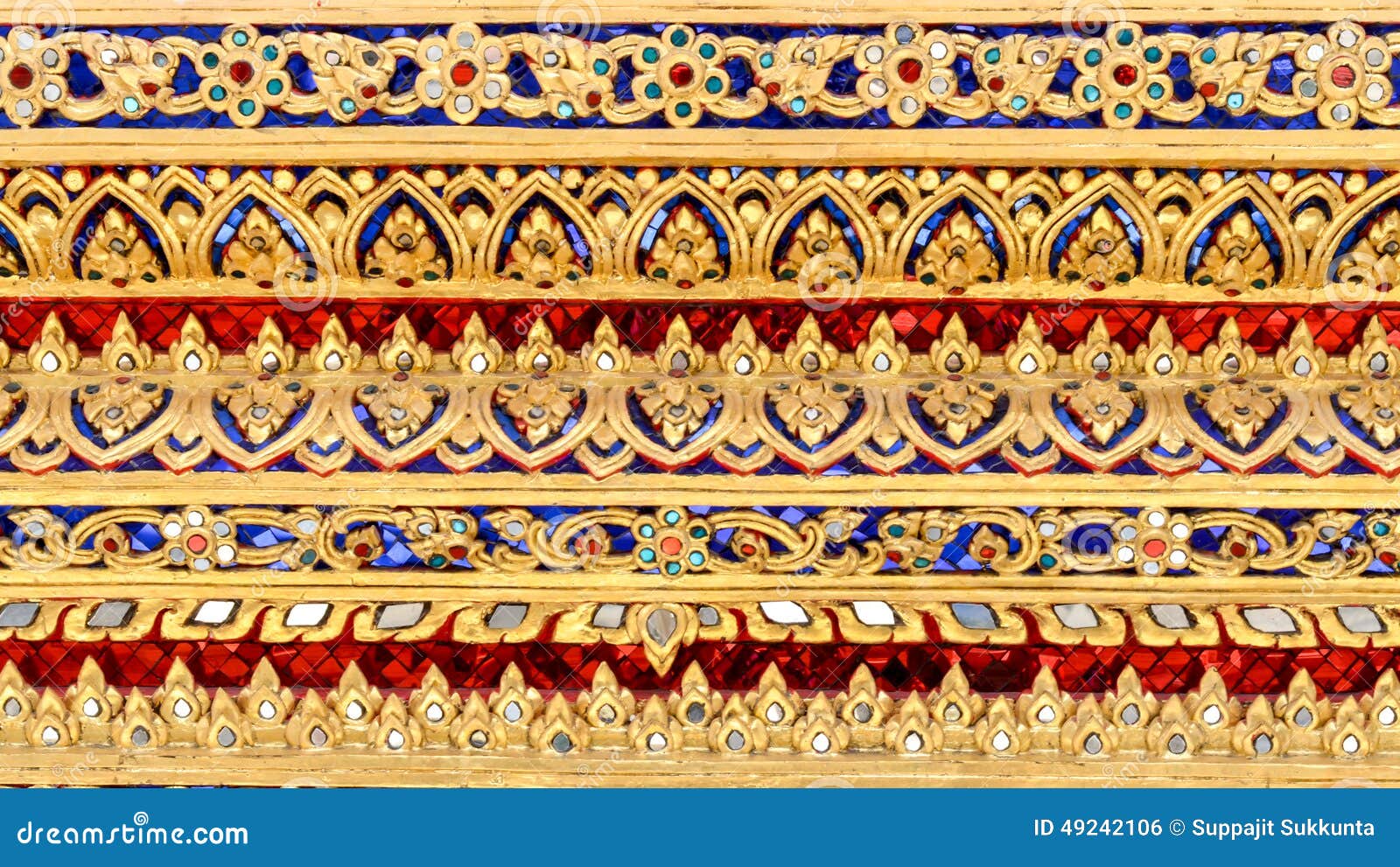 Thai style background. stock photo. Image of decorative - 49242106