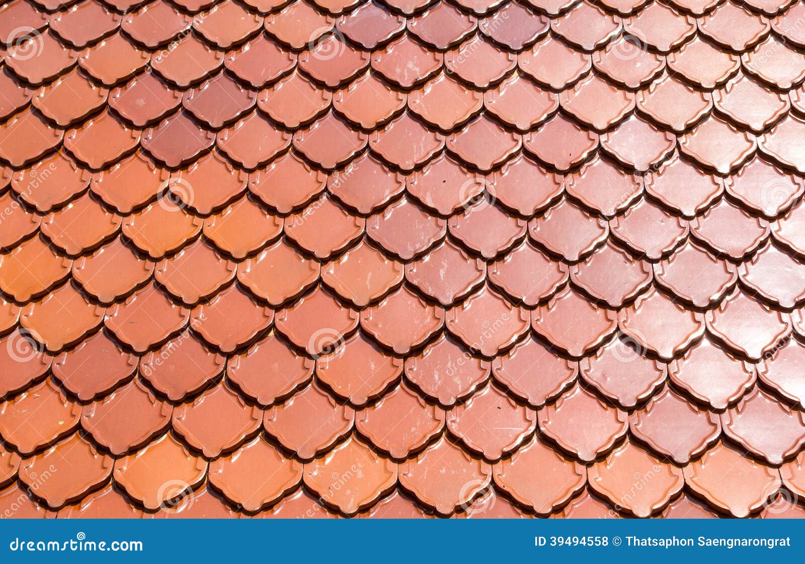 Thai Style Ceramic Roof in Temple Thailand Stock Photo - Image of ...