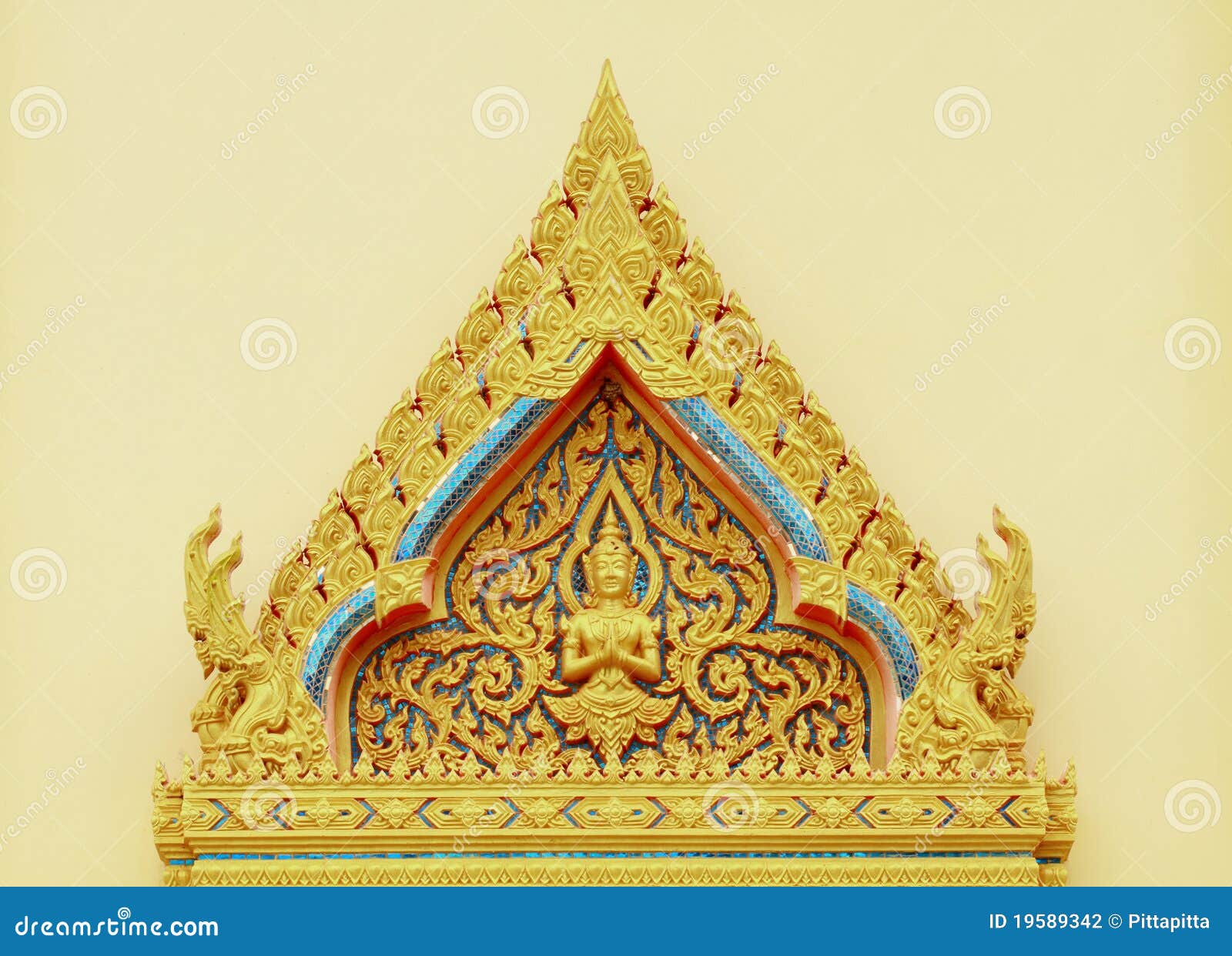 Thai style decoration stock photo. Image of gate, frame - 19589342