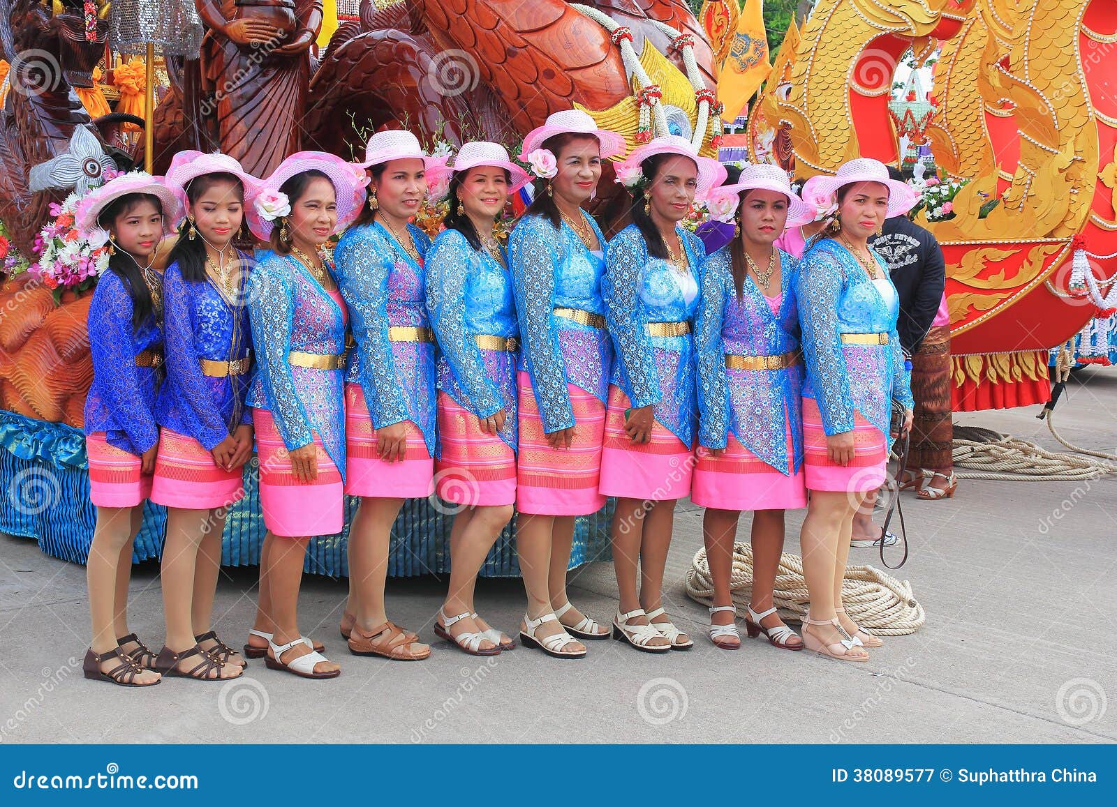 Thai Style Dress editorial photography. Image of elegance - 38089577