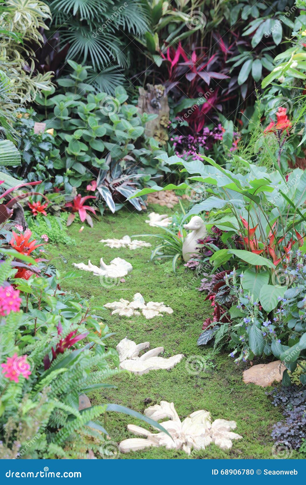 Thai style garden stock photo. Image of vintage, house - 68906780