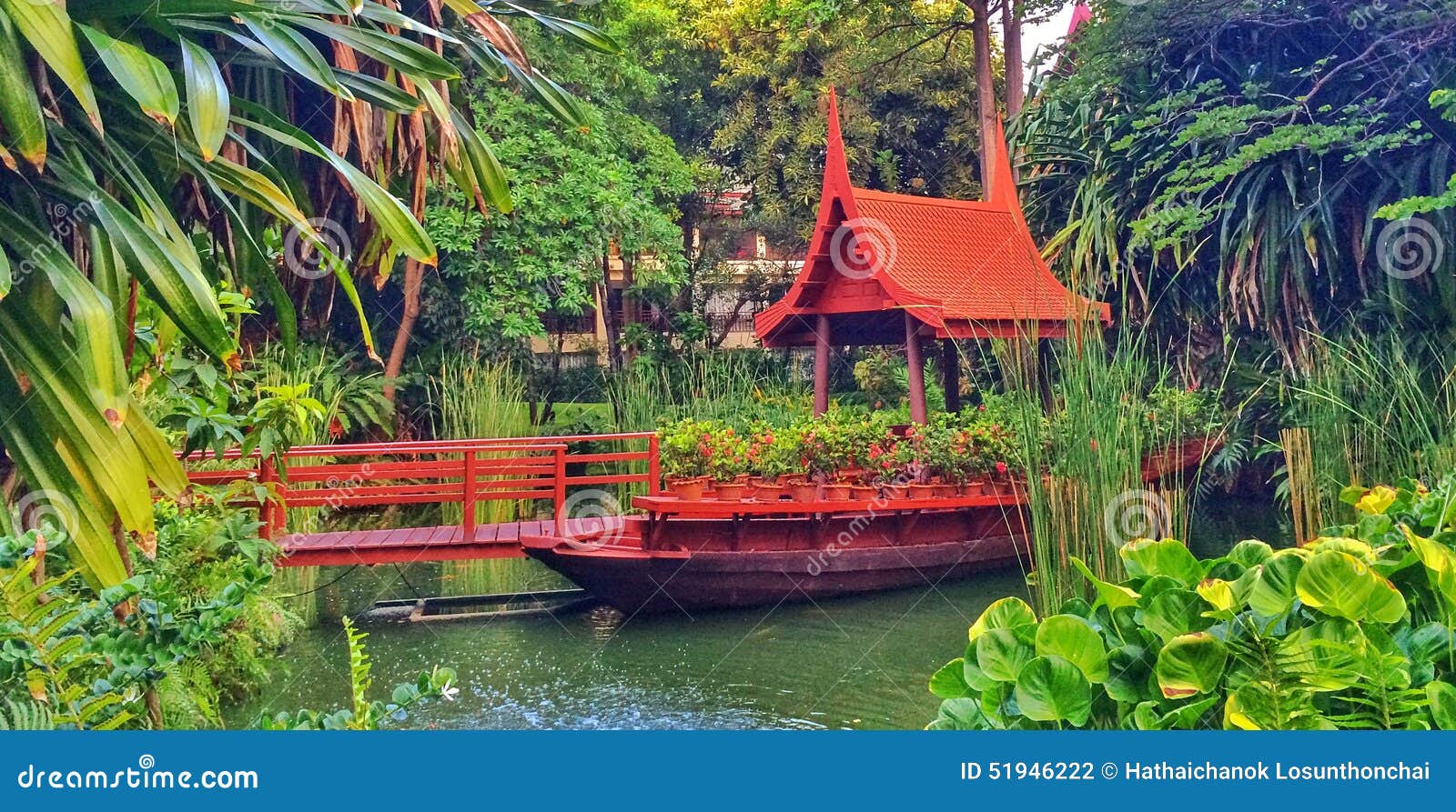 Thai style garden stock photo. Image of style, thai, garden - 51946222