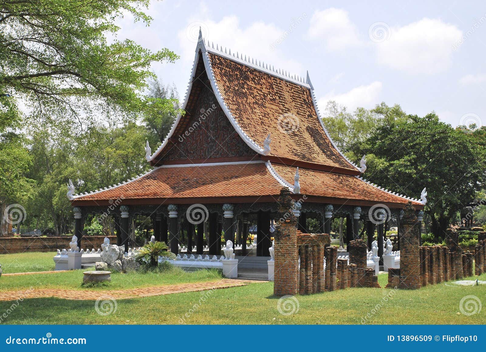Thai Style House stock image. Image of believe, bangkok - 13896509
