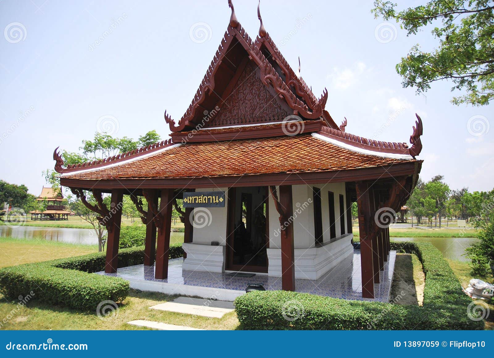 Thai Style House stock image. Image of artistic, beautiful - 13897059