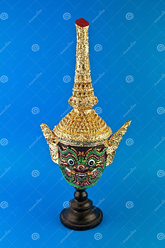Thai style mask stock photo. Image of looking, costume - 23934850