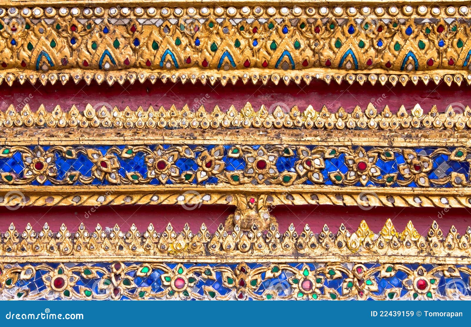Thai style molding art stock image. Image of gold, craft - 22439159
