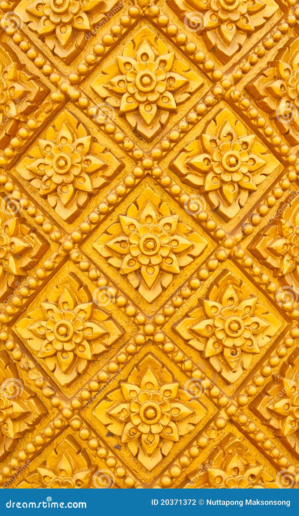 Thai Style Pattern Design Handcraft on Wood Stock Photo - Image of ...