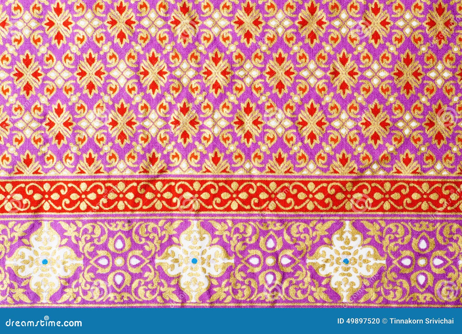 Thai style texture fabric stock photo. Image of tile - 49897520