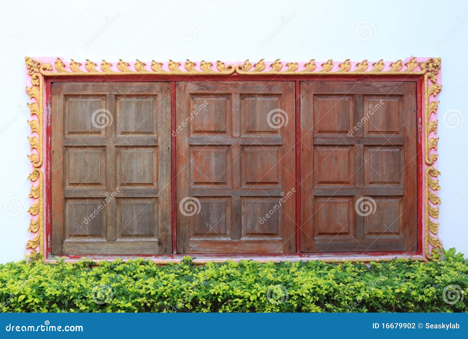 Thai style window stock photo. Image of asia, pray, door - 16679902