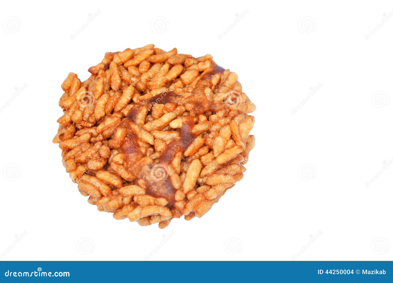 Thai Sweet Crispy Rice Cracker Stock Photo - Image of isolated, lunch ...