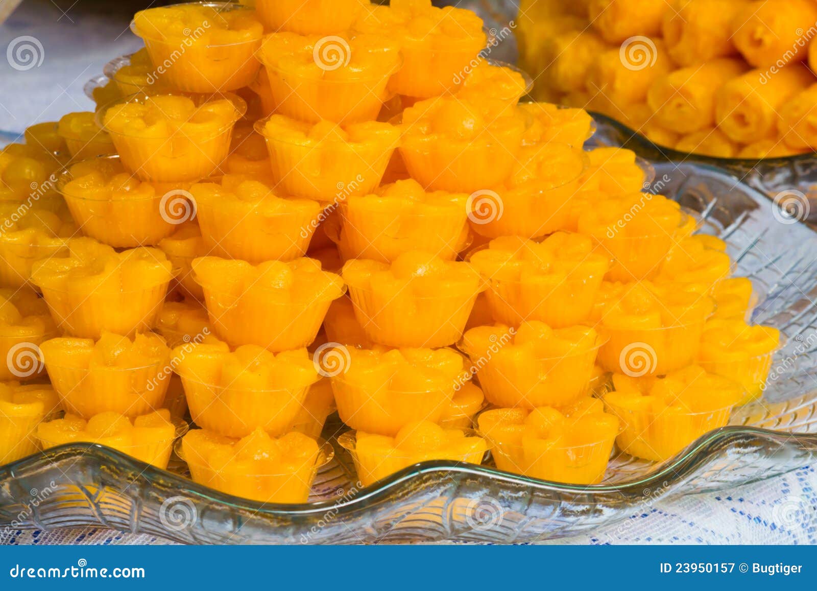 Thai Sweets at a Buddhist Ceremony Stock Image - Image of thailand ...
