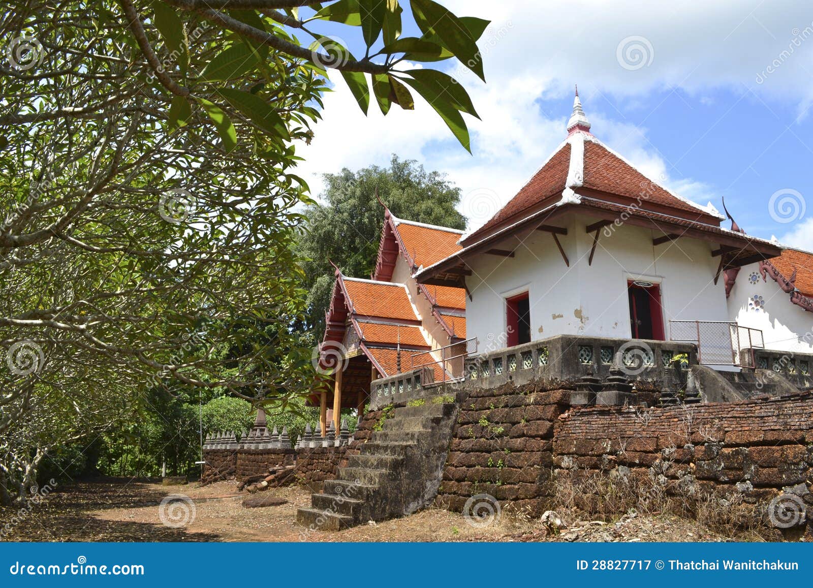Thai temple. stock image. Image of church, asia, pray - 28827717