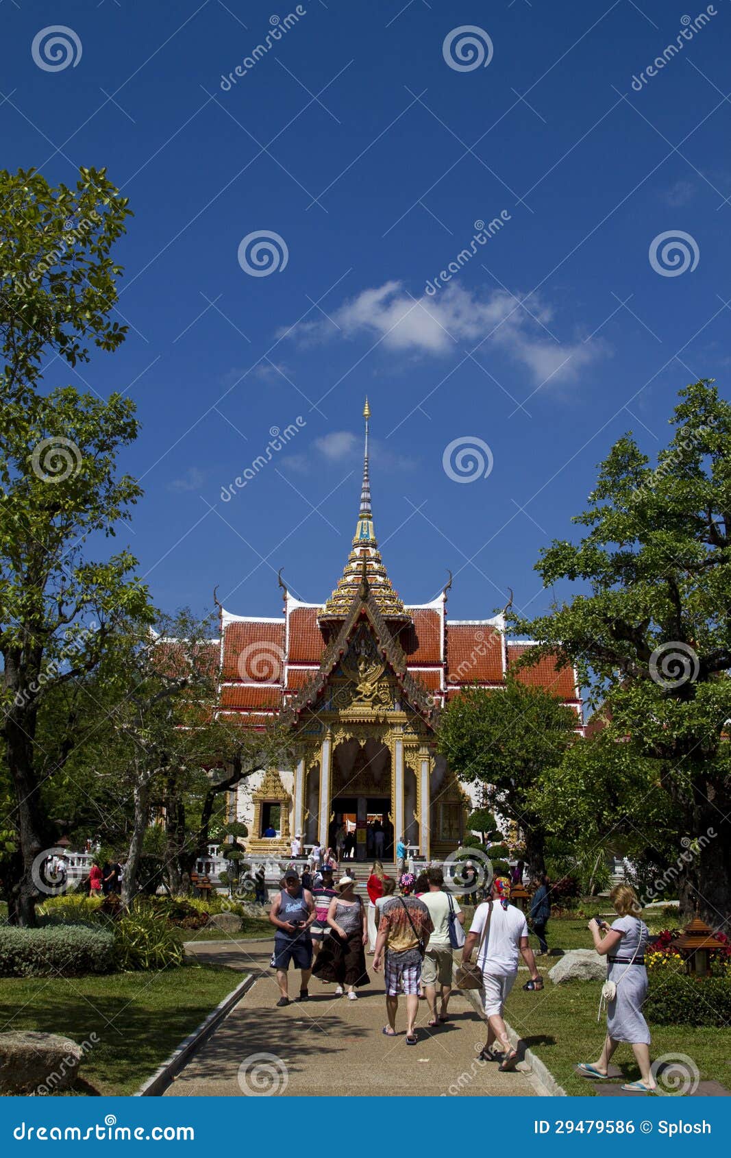 Thai temple editorial photo. Image of landscape, garden - 29479586