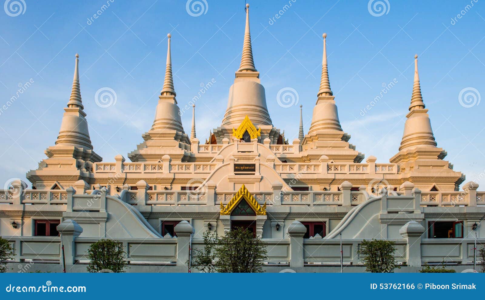 Thai Temple stock photo. Image of beautiful, buddah, asia - 53762166