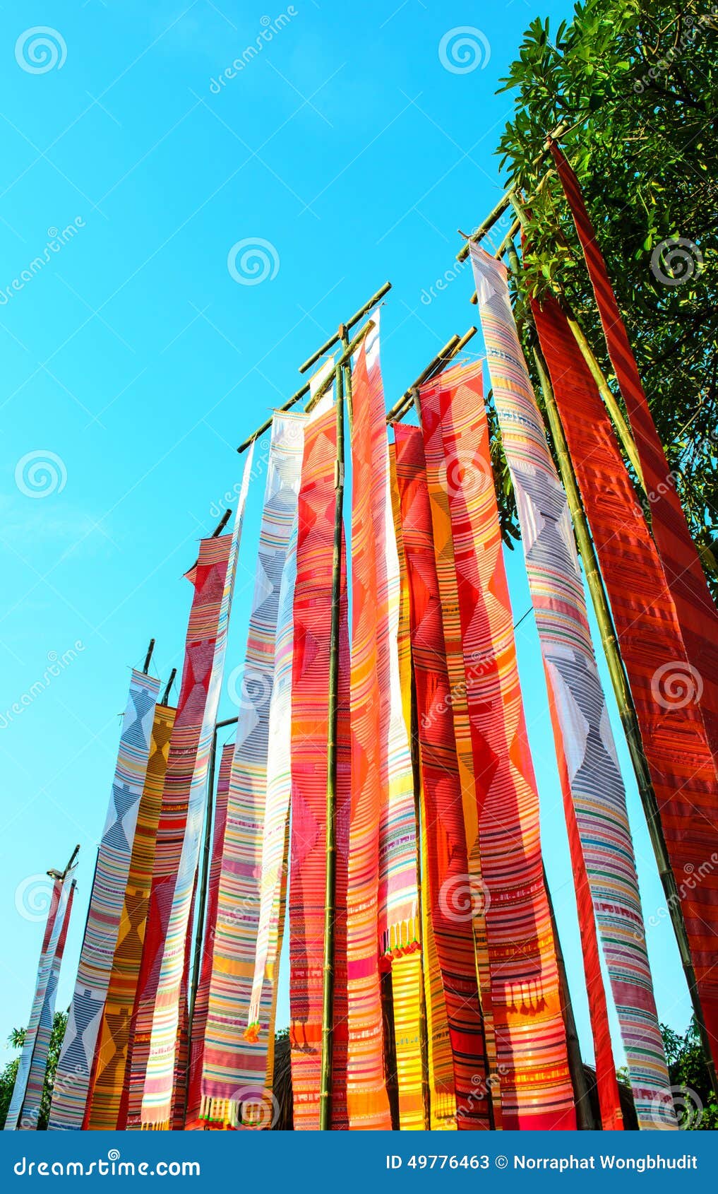 Thai Temple Banners stock image. Image of modernobject - 49776463