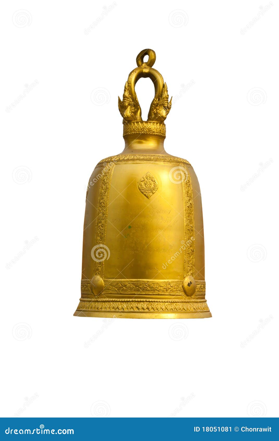 Thai temple bells stock image. Image of antique, fresh - 18051081