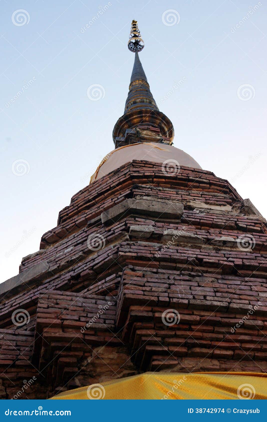 Thai Temple stock photo. Image of pagoda, east, tower - 38742974
