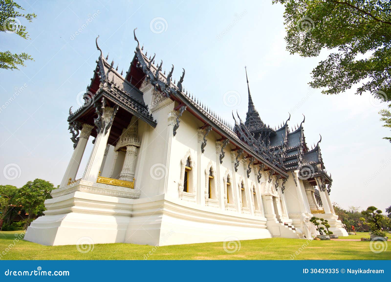 Thai Temple stock image. Image of palace, thailand, building - 30429335
