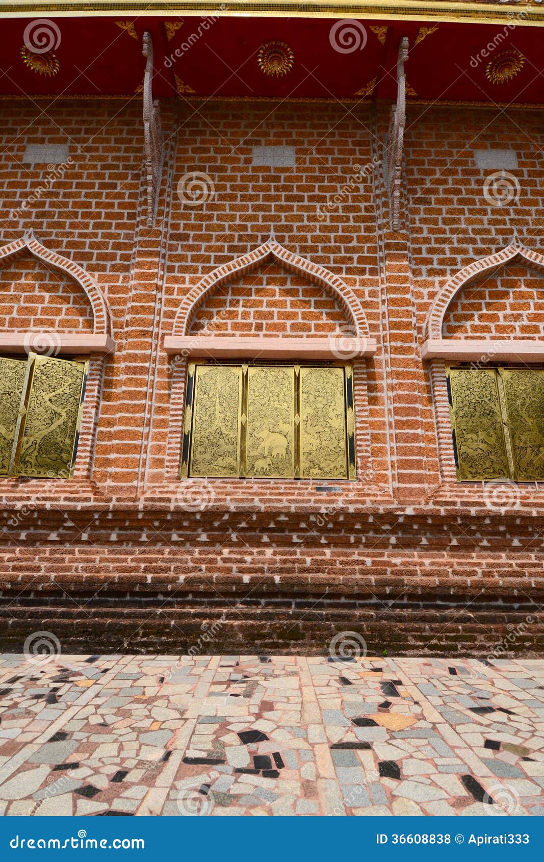 Thai temple window stock photo. Image of east, culture - 36608838