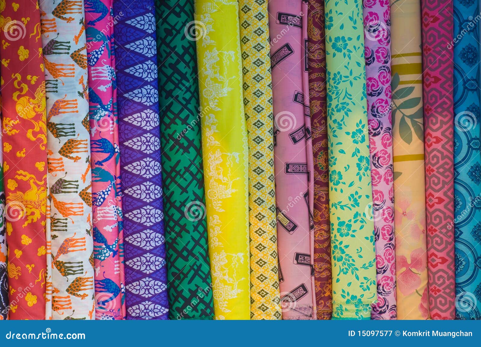 Thai textile stock image. Image of pattern, backdrop - 15097577