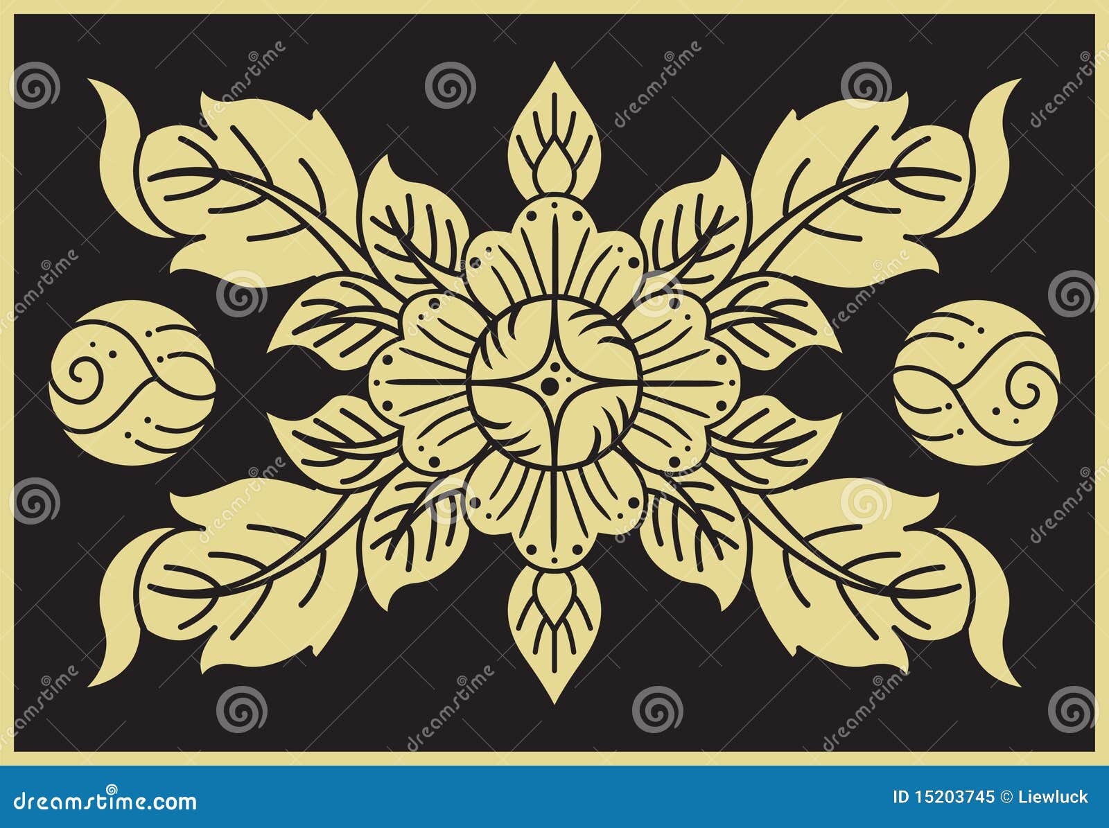 Thai Texture Vector Illustration | CartoonDealer.com #15122018