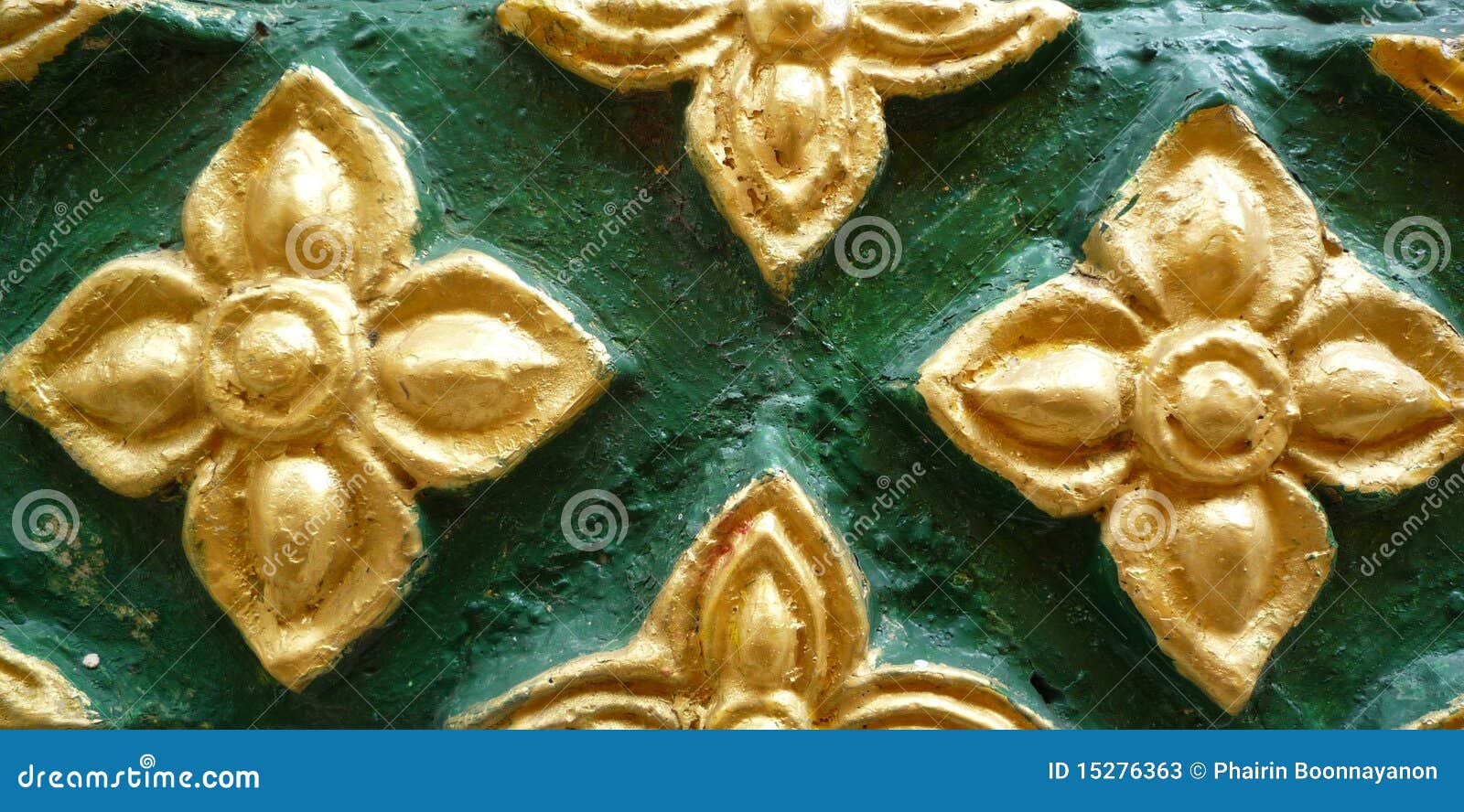 Thai Texture stock image. Image of green, temple, gold - 15276363
