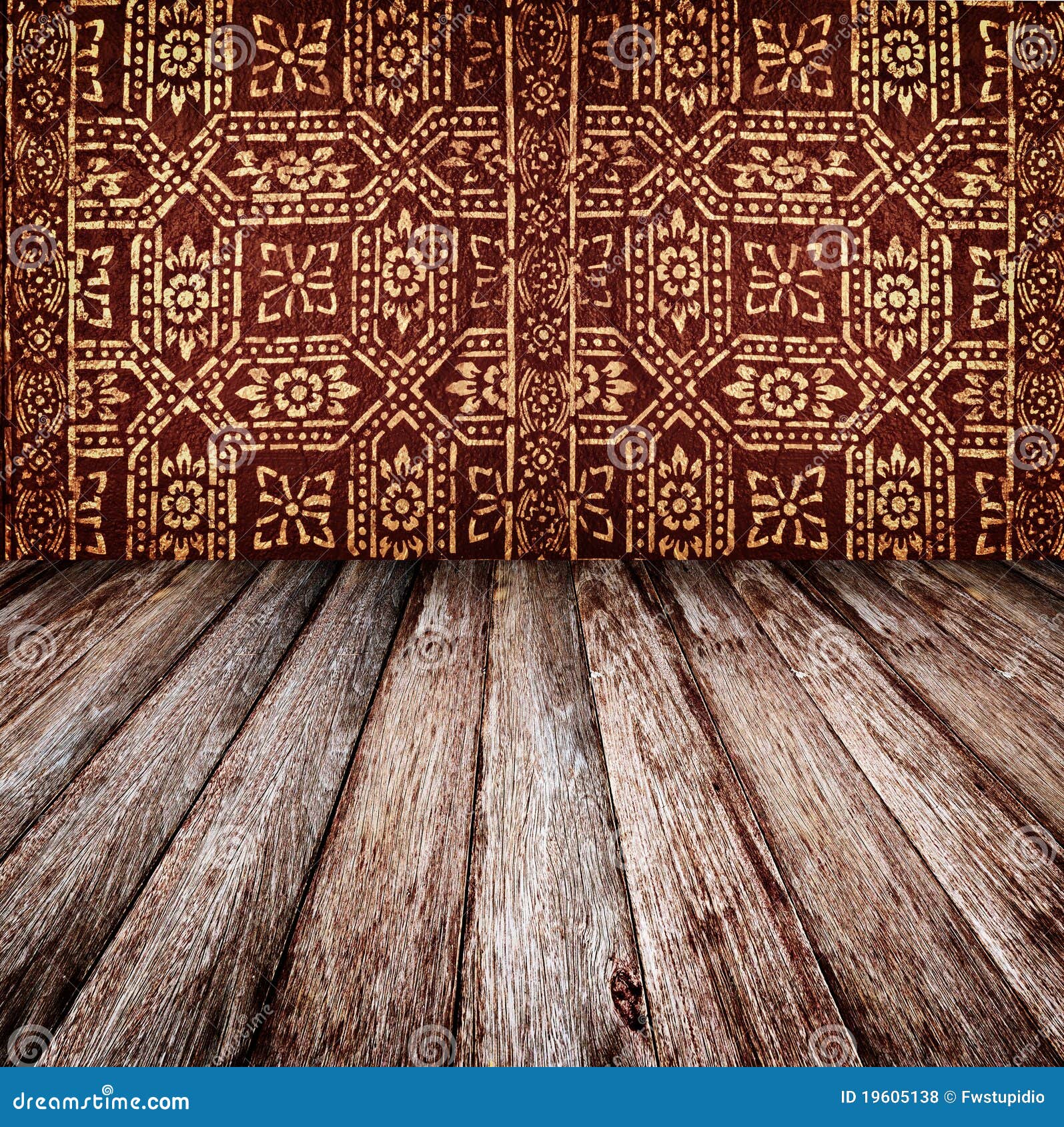 Thai Texture On Wood Stock Photo | CartoonDealer.com #19605138