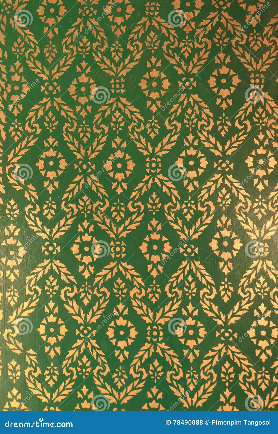 Thai Traditional Background Stock Photo - Image of element, clip: 78490088