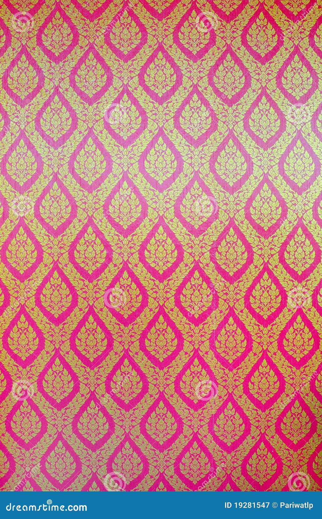 Thai Traditional Classic Pattern Stock Image - Image of handmade, craft ...