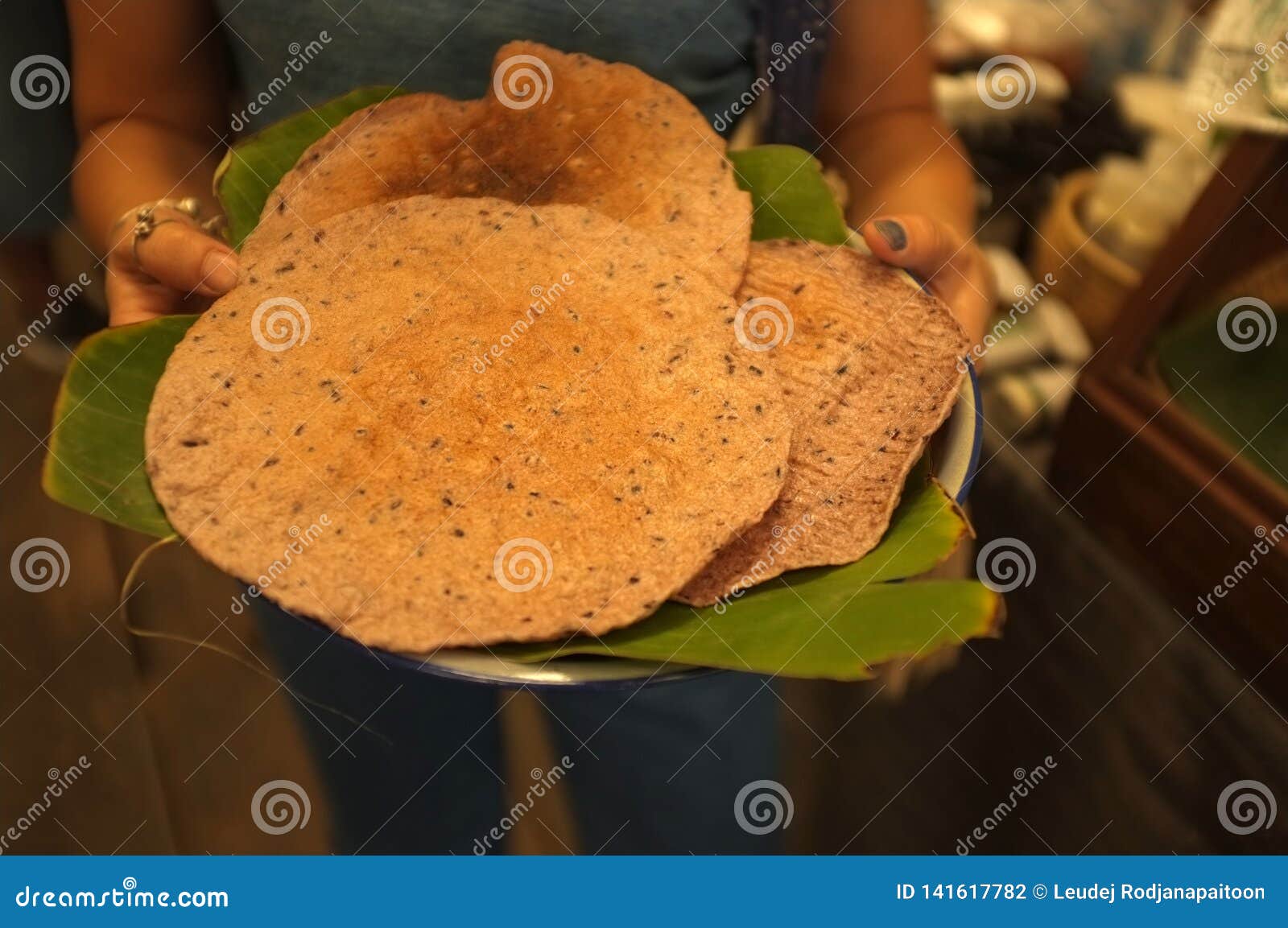 Thai Traditional Dessert Snacks Stock Photo - Image of cooking, crisp ...