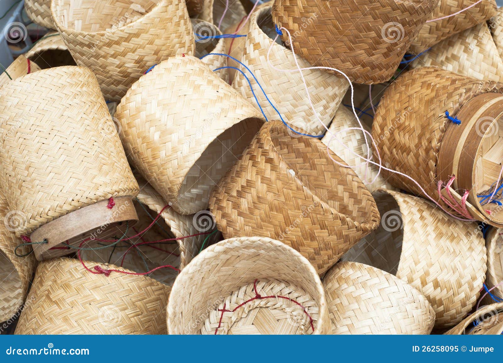 Thai traditional rice box stock image. Image of dinner - 26258095