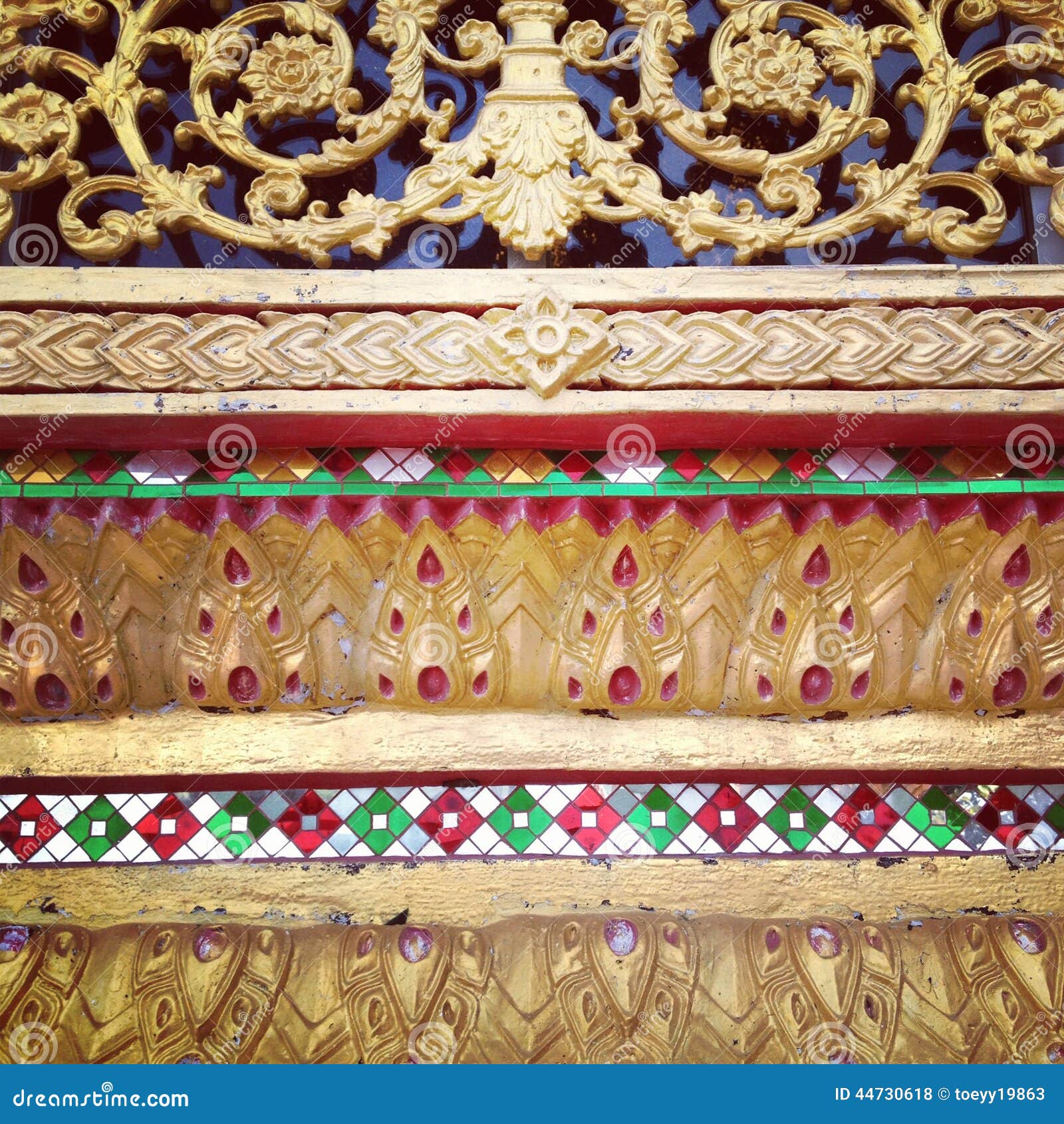 Thai Traditional Texture Stock Photo | CartoonDealer.com #44730618