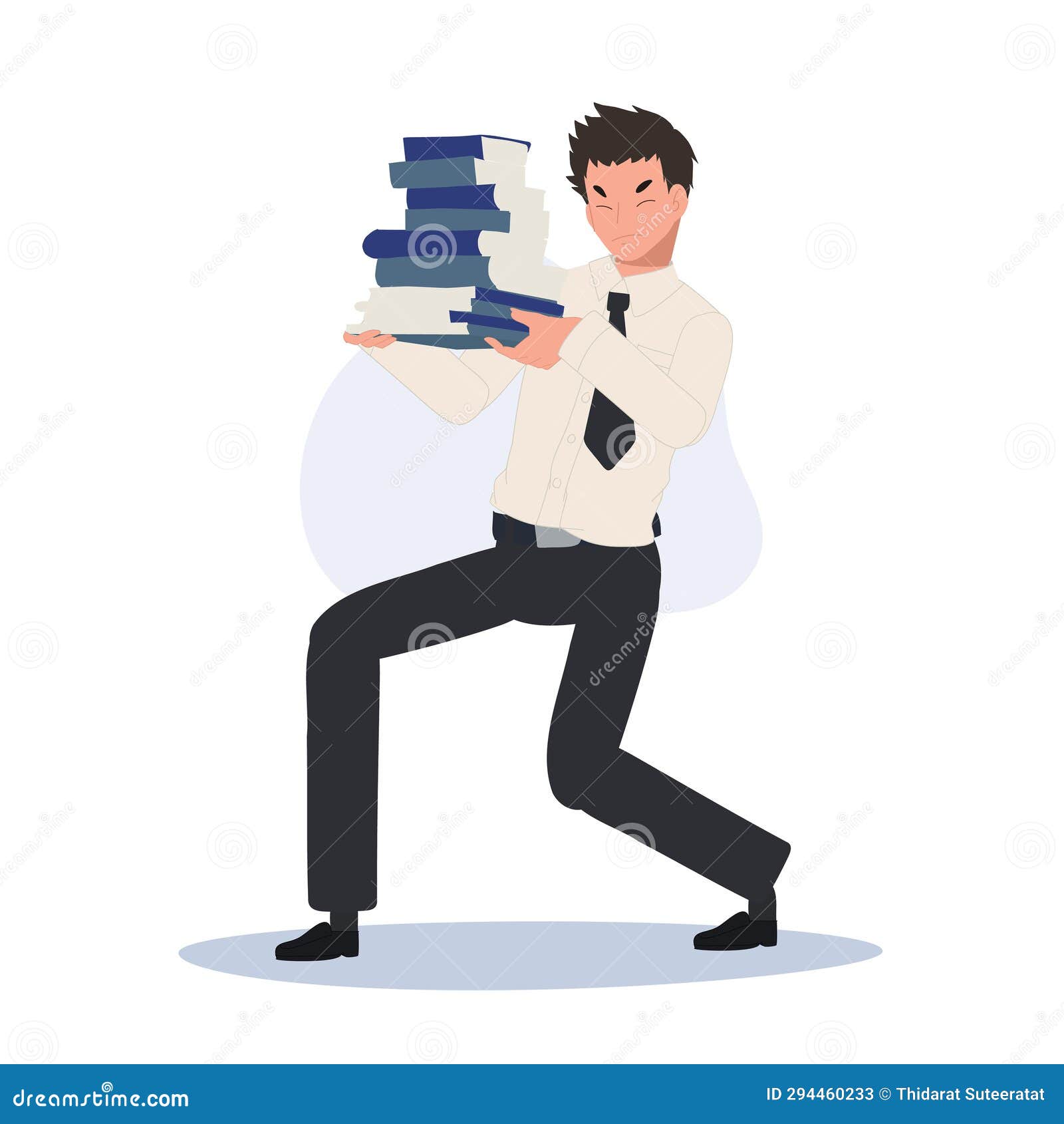 Struggling Student Royalty-Free Stock Photo | CartoonDealer.com #11404851