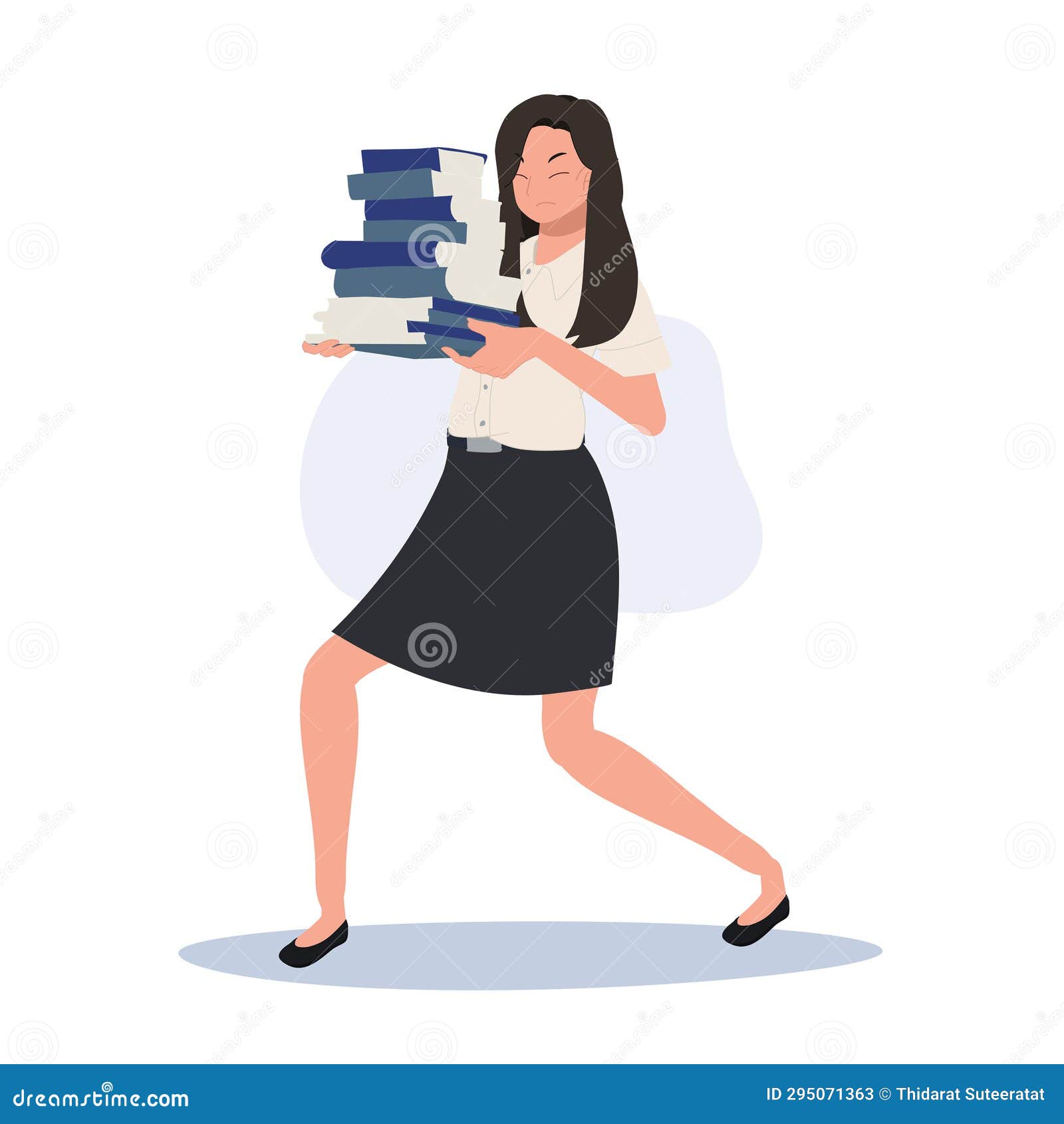 Struggling Student Royalty-Free Stock Photo | CartoonDealer.com #11404851