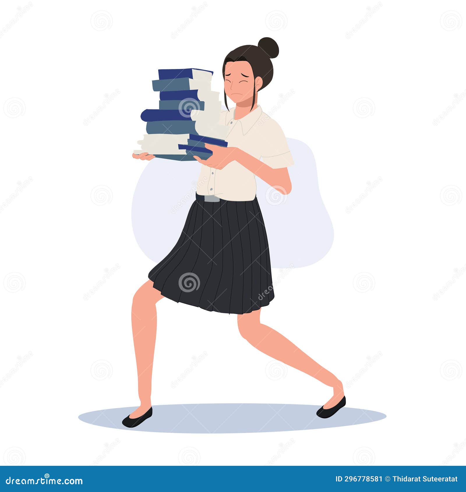 Struggling Student Royalty-Free Stock Photo | CartoonDealer.com #11404851