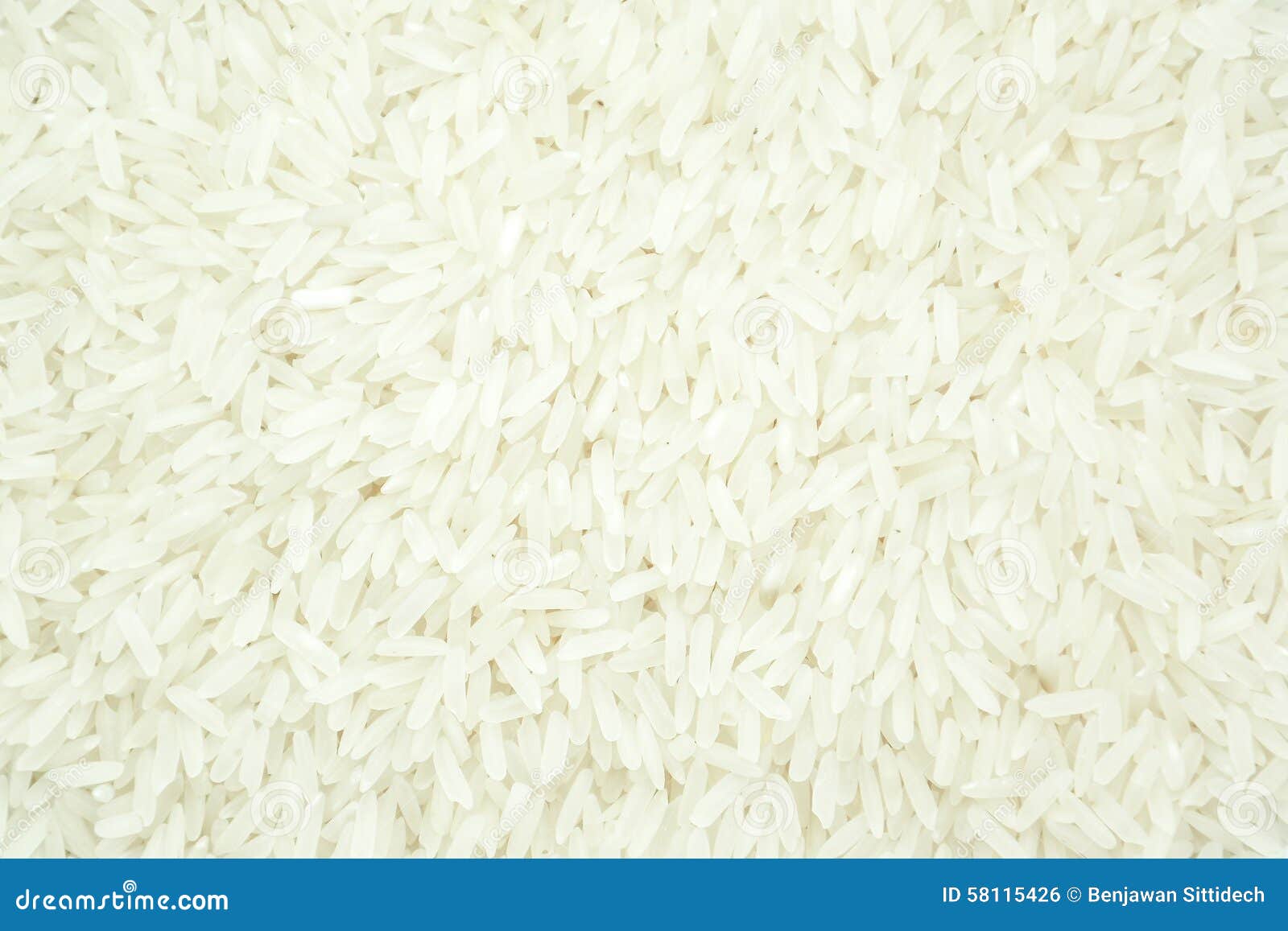Thai White Rice Grain Texture Stock Photo - Image of organic, seed ...