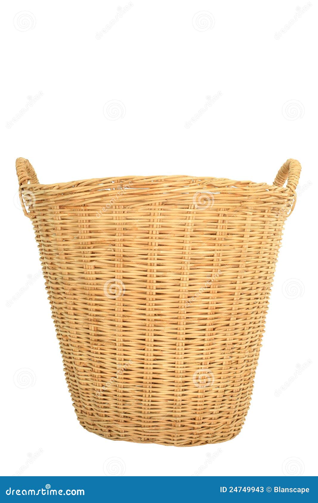 Thai Wicker Basket Made by Rattan Stock Image - Image of gift, rattan ...