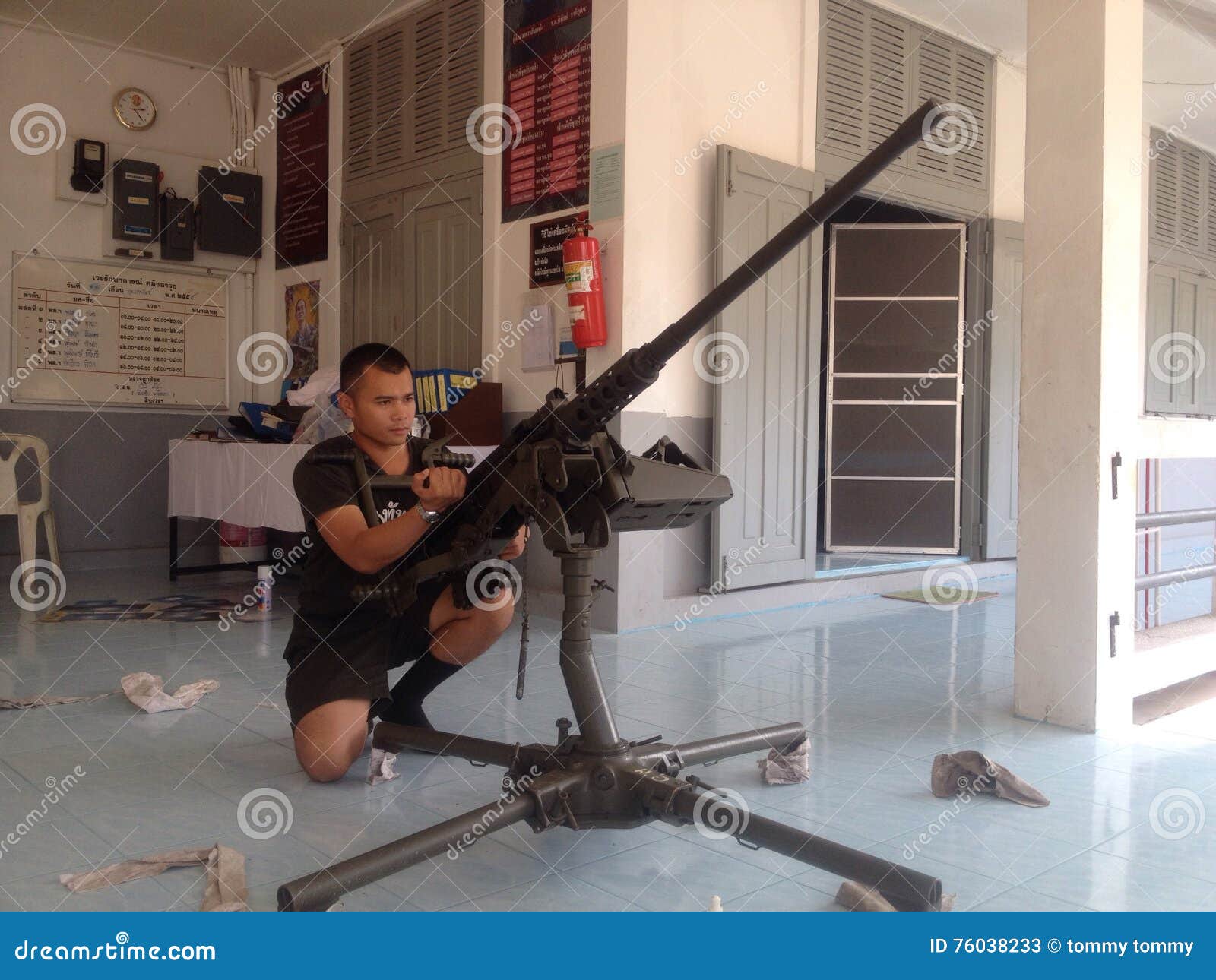 Thailand army editorial stock photo. Image of firearm - 76038233