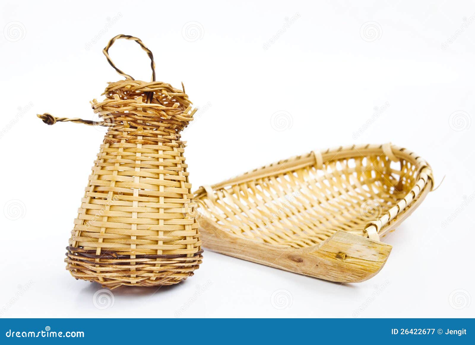 Thailand Bamboo Fishing Trap Stock Image - Image of circle, fish: 26422677