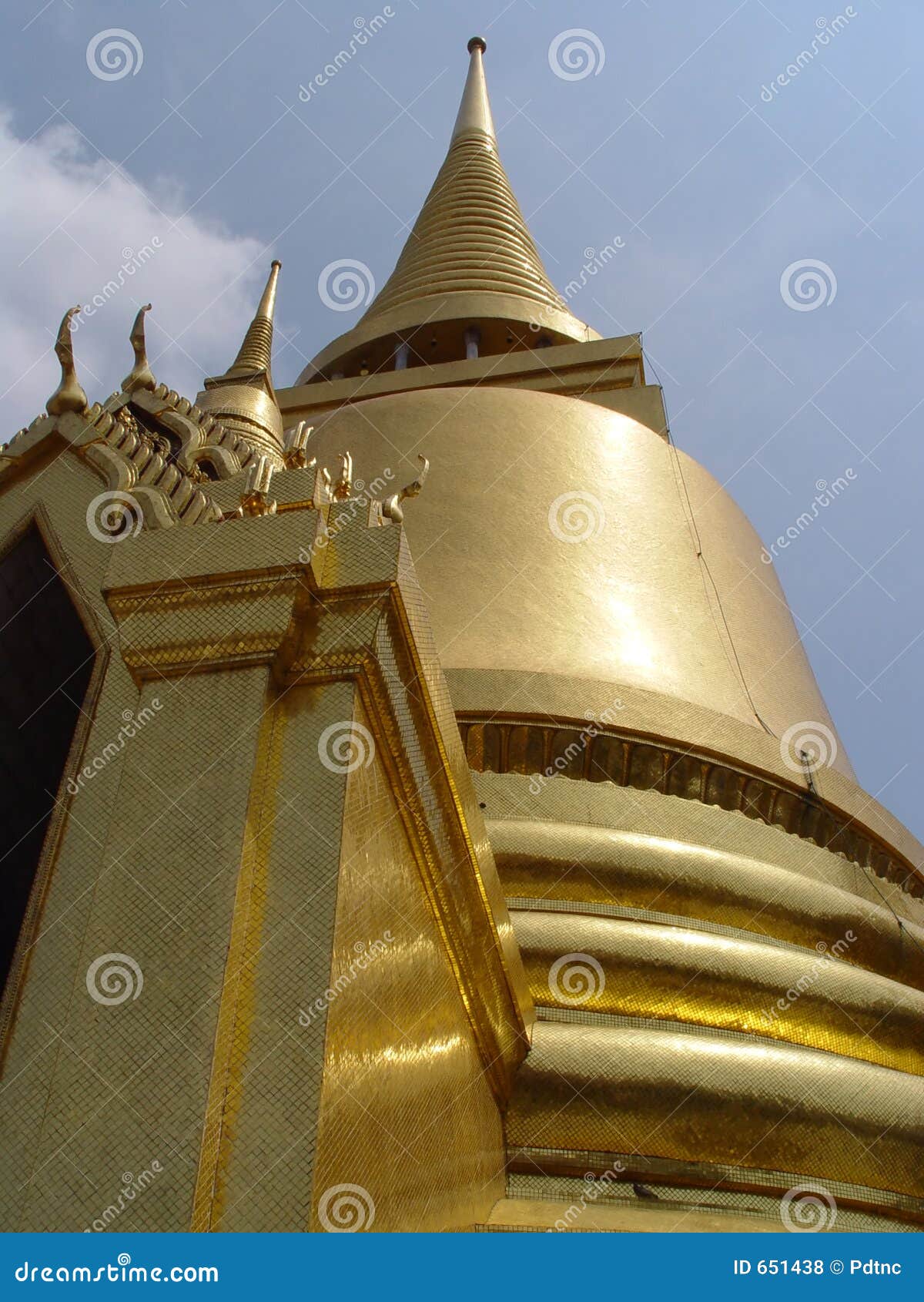 Thailand Bangkok - Golden Bell Stock Photo - Image of backpacker ...