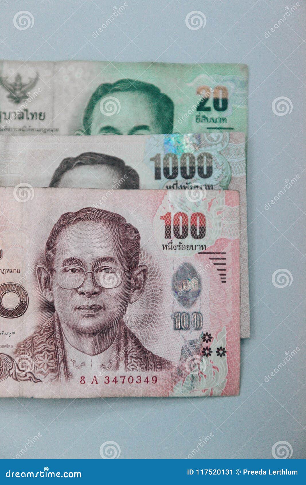 Thailand banknote bath stock image. Image of note, bangkok - 117520131