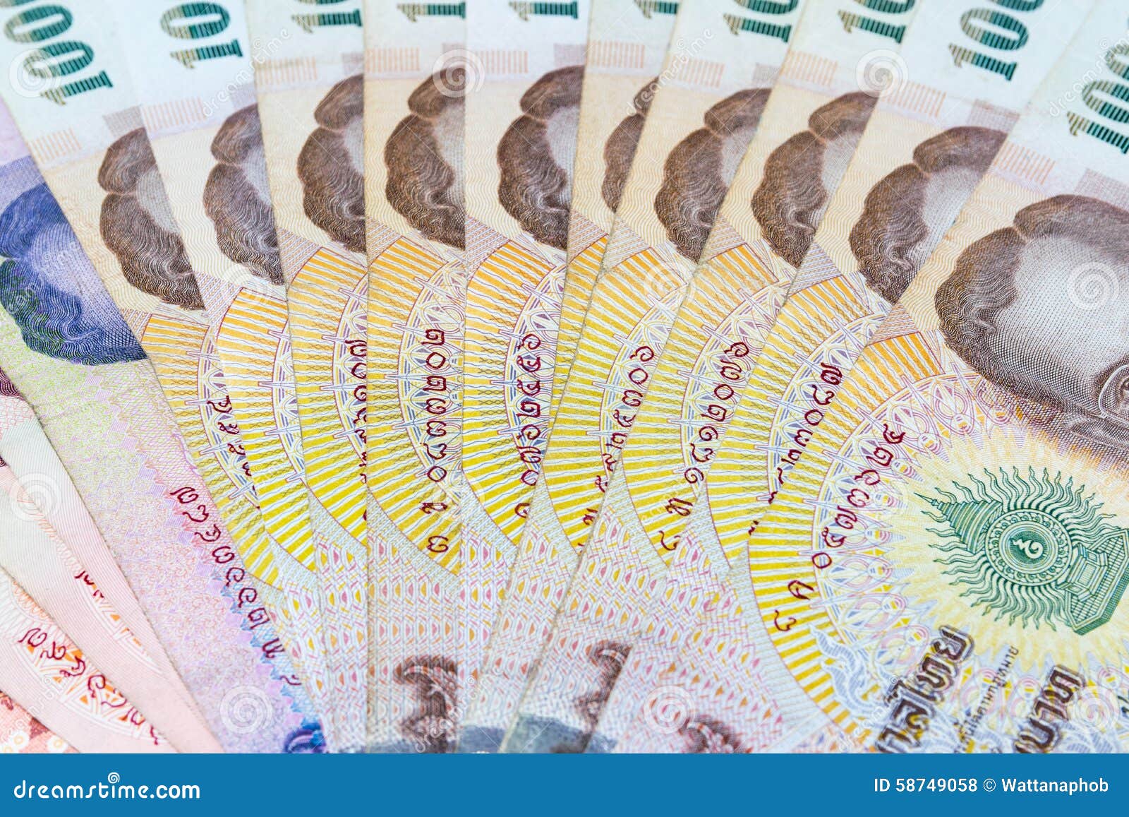 Thailand Bath Basic Monetary Unit Thailand Stock Photos - Free ...