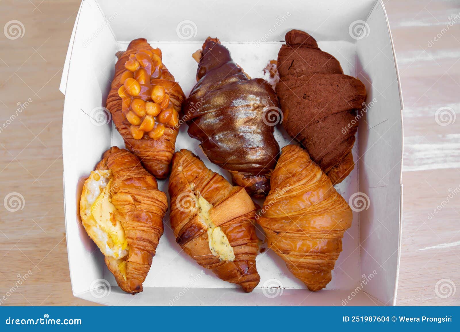 Thailand, Box - Container, Croissant, Bread, Delivering Stock Photo ...