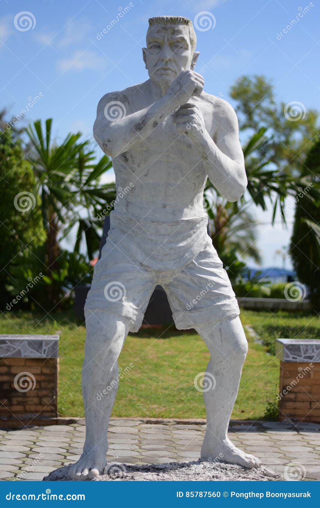 Thailand boxing statue stock photo. Image of thai, beautiful - 85787560