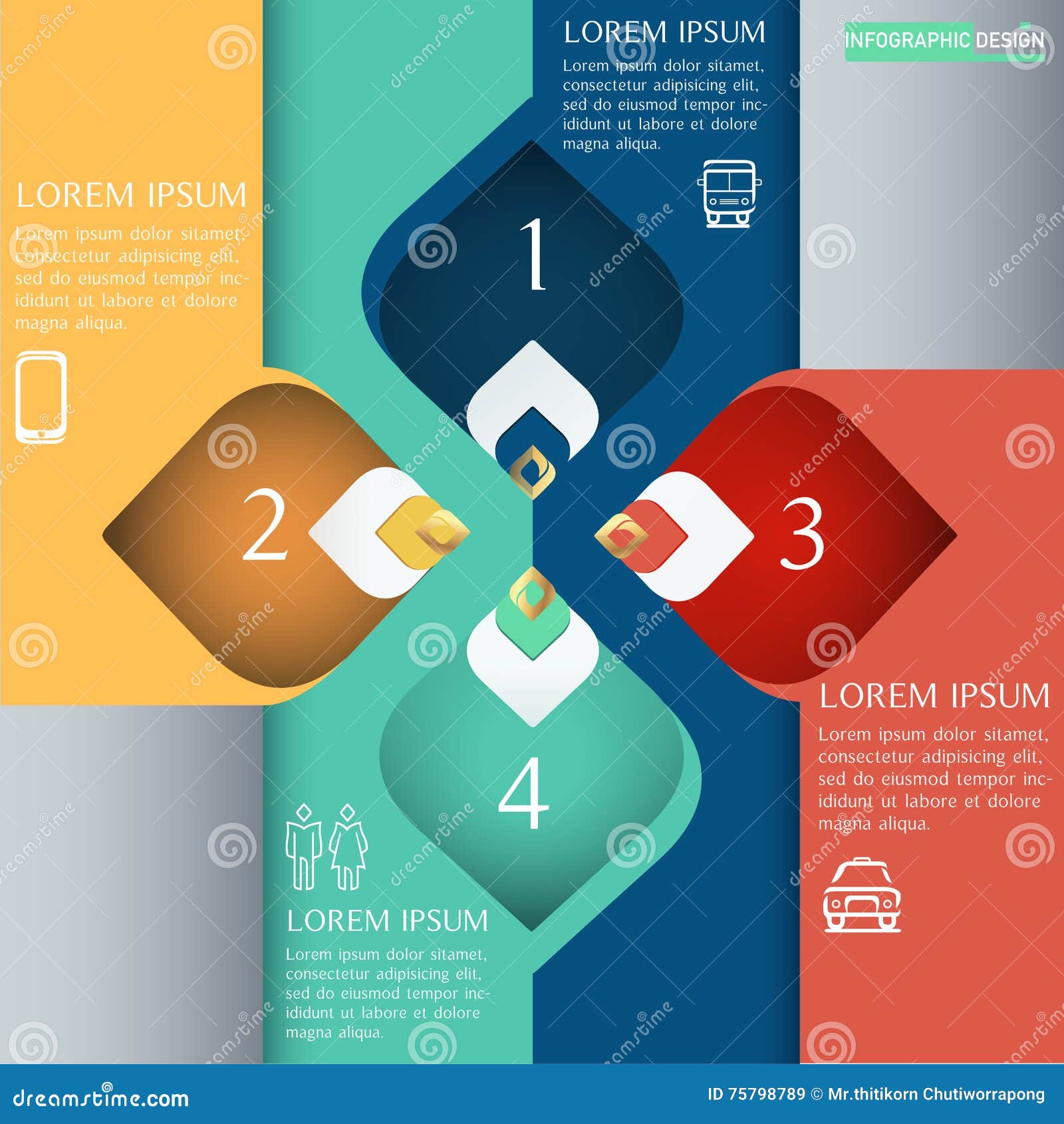 Thailand Decorative Pattern Design For Infographic Or Presentation Ep2 ...