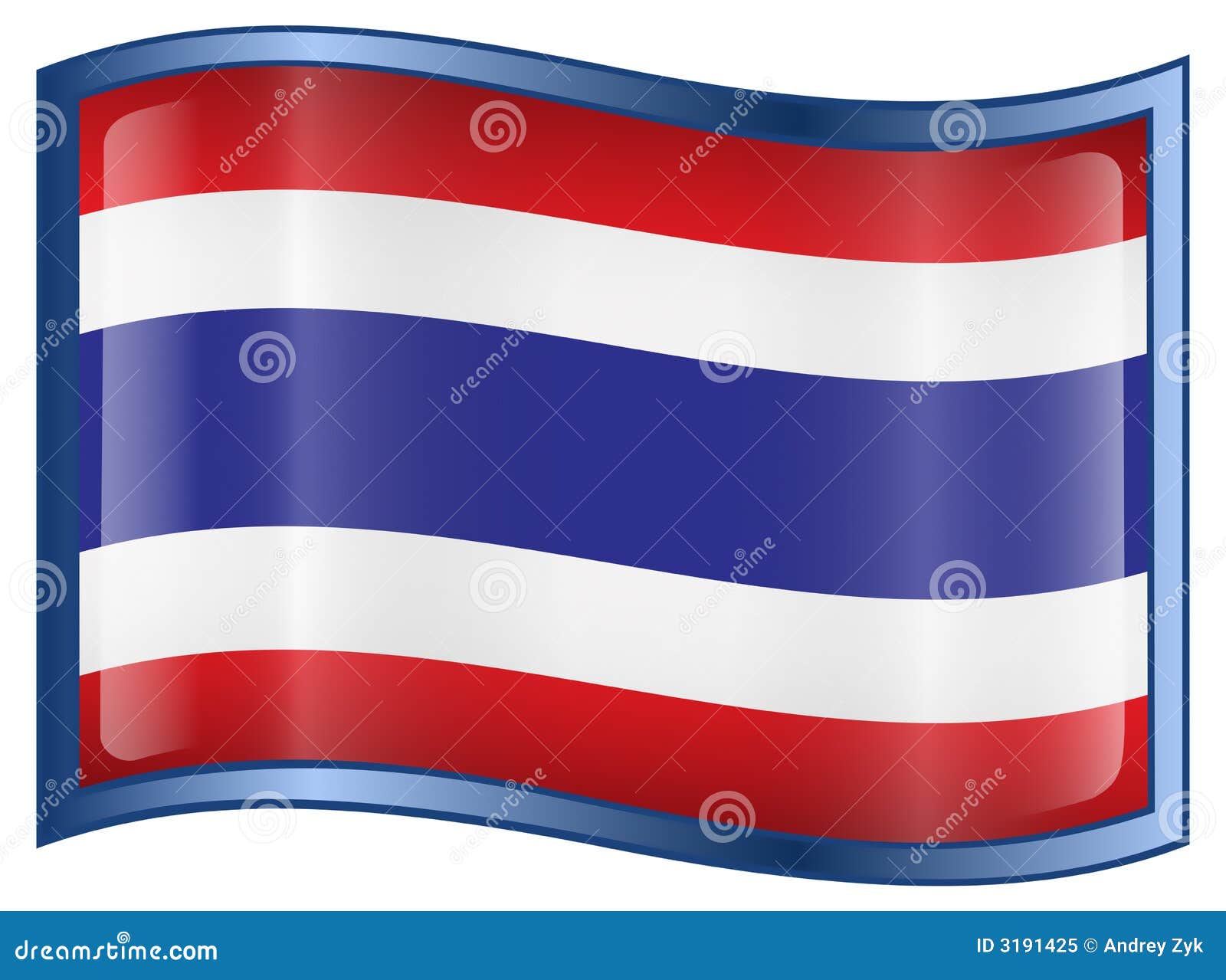 Thailand Flag Cartoon Vector | CartoonDealer.com #190122171