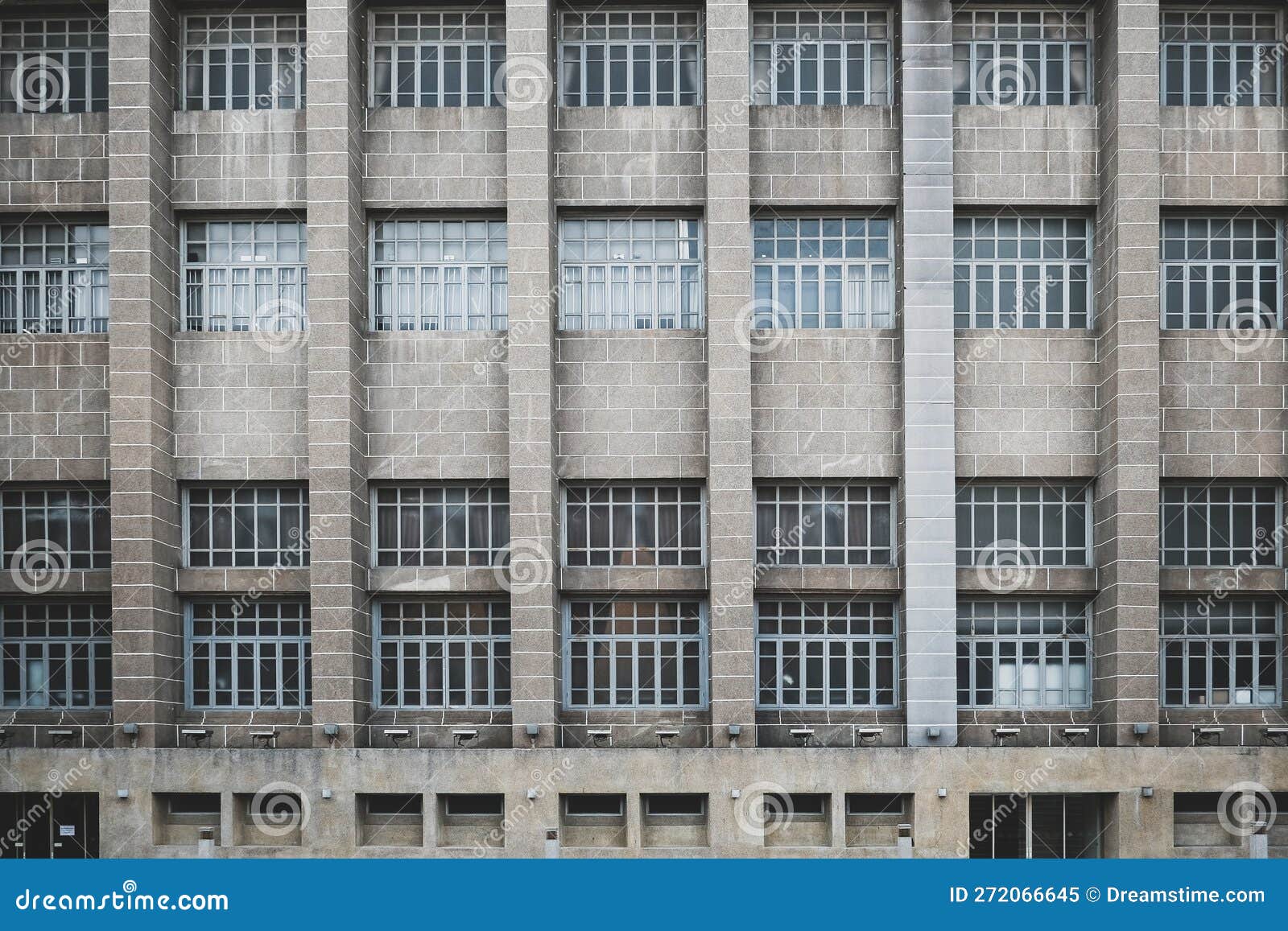 Thailand Grand Postal Building, Exterior Wall. Stock Image - Image of ...