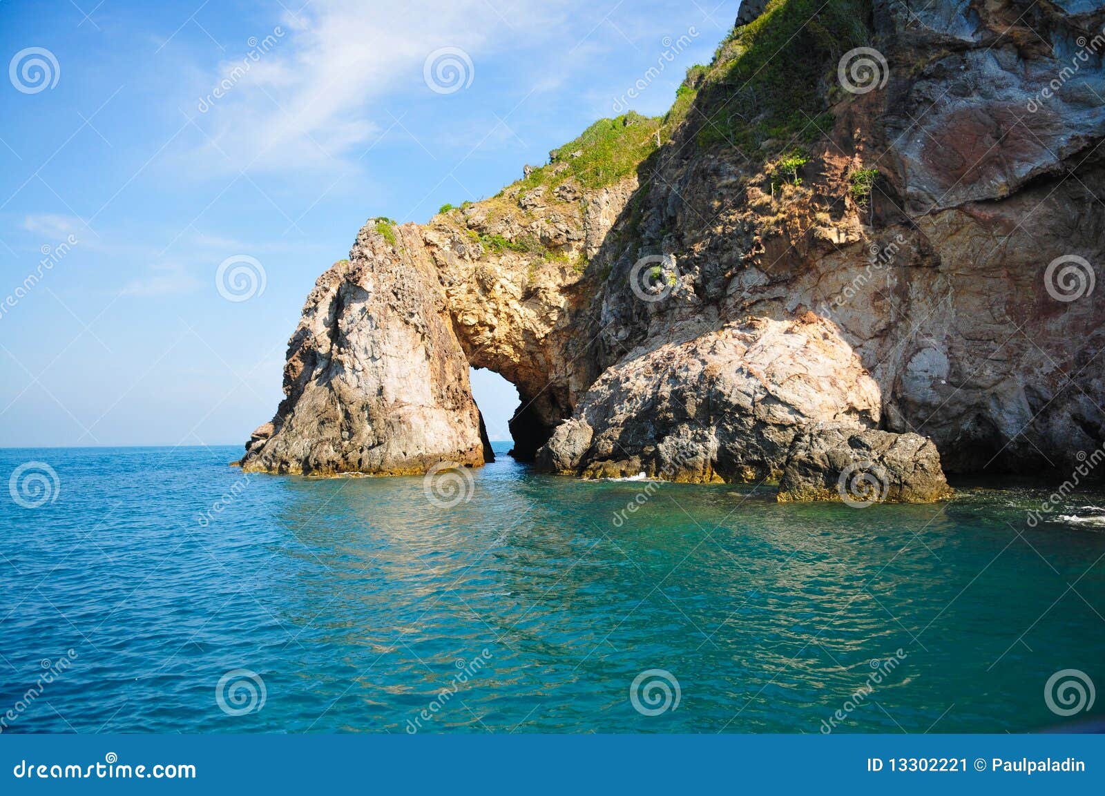 Thailand island Ko Talu stock image. Image of coastline - 13302221